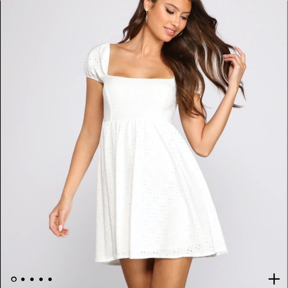 Windsor | Dresses | Windsor White Mini Dress | Poshmark
